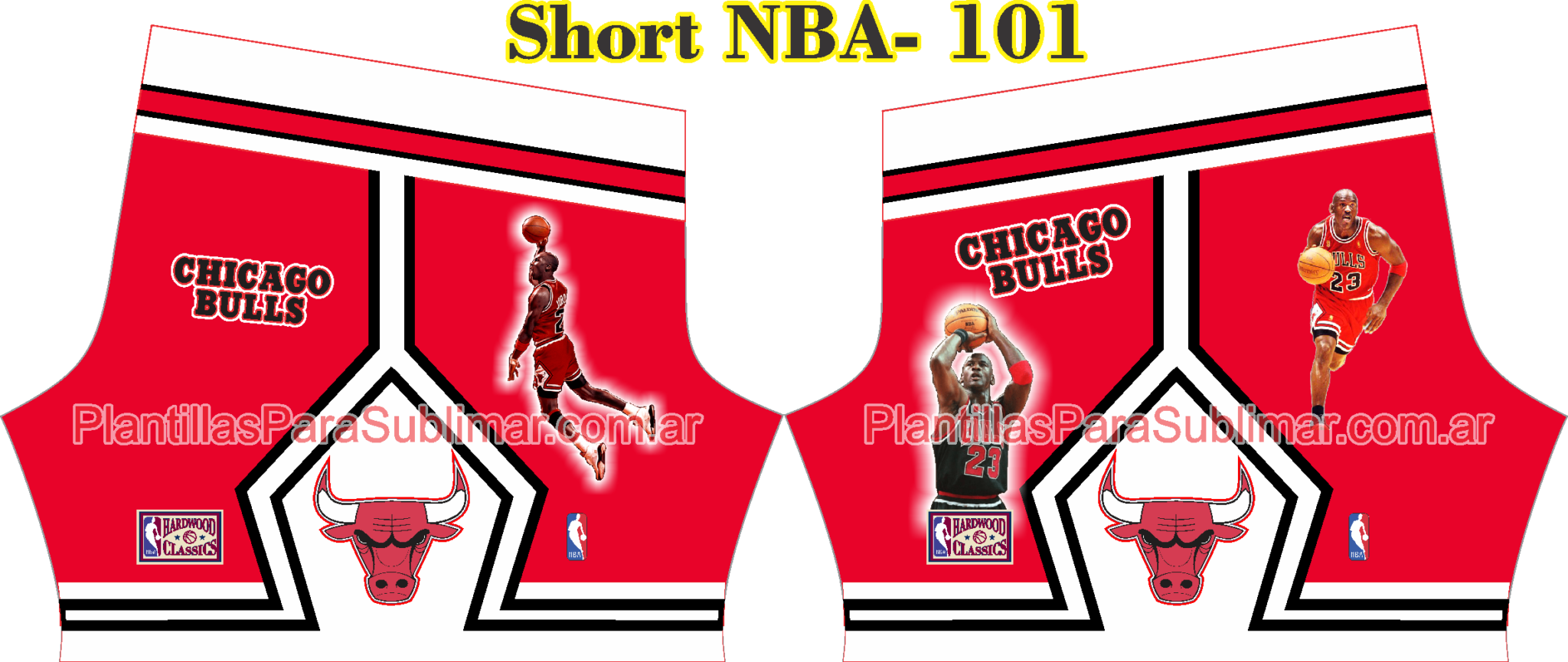 Short Nba Clothing – Design Vector Free para Sublimar